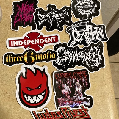 Thrash Metal Sticker Pack 10 Stickers Set 1 - Etsy Hong Kong
