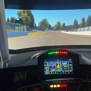 5'' Sim Racing Dash Display DDU 10.5 28leds Fanatec Simucube - Etsy