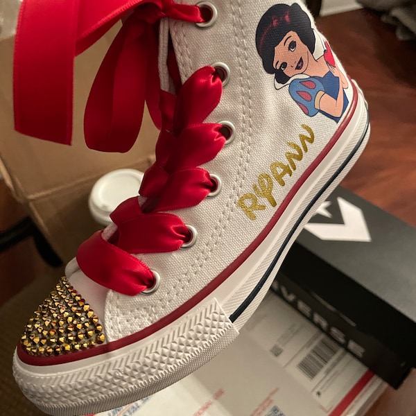 Custom Snow White Shoes for Baby Toddler Girl Personalized Snow White ...
