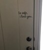 Be Safe I Love You Door Decal | Police Family | Firefighter Family ...