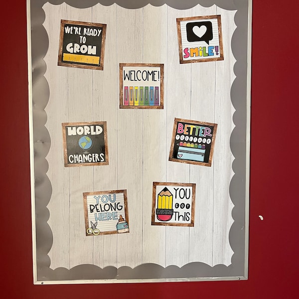 Farmhouse Back to School Posters: Classroom Decor (digital Download) - Etsy