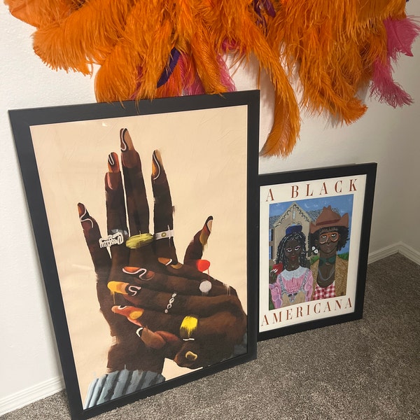 Black Hands Art | Black Art | Print Poster | Print Poster | Wall Art ...