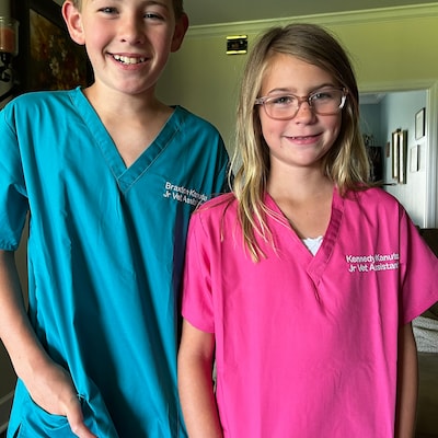 Personalized Kids Dinosaur Lab Coat With Tyrannosaurus Rex - Etsy