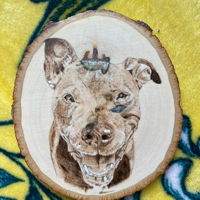 Wood Burned Pyrography Vulpix Pokemon Ornament Magnet - Etsy