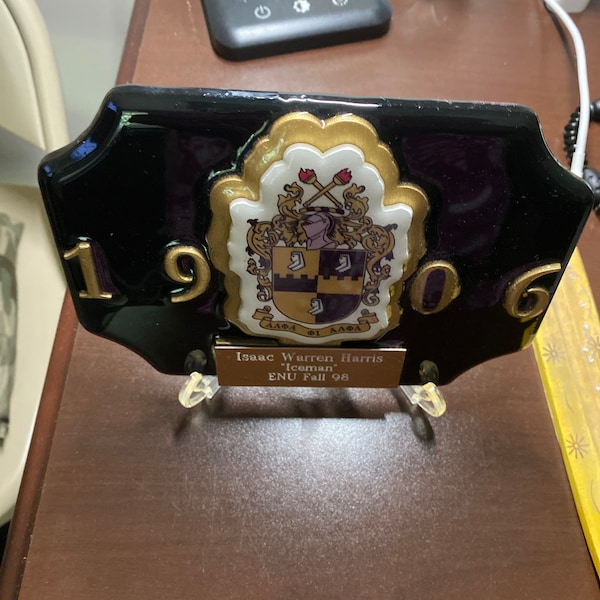 Alpha Phi Alpha Two Tone Desk Trophy - Etsy