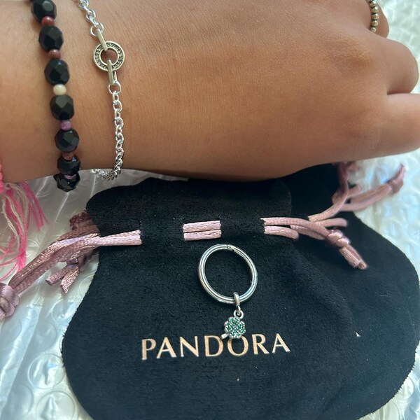 Pandora Blue Murano Glass Butterfly Dangle Charm Necklace Set - Etsy