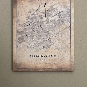 Ancaster Vintage Map Print Ancaster Map Ancaster Ontario | Etsy