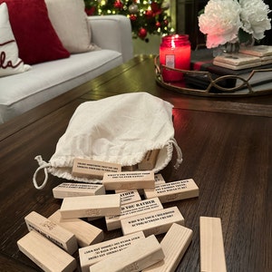 Couples Date Night Drinking Block Tower Game / Drunk Adult Fun Tumble ...