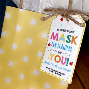 End Of School Year Teacher Lemon Gift Tag Easy Peasy Lemon | Etsy