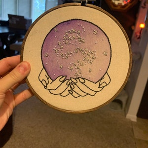 Embroidery PDF Pattern Paper Crane Embroidery Cherry Blossom | Etsy