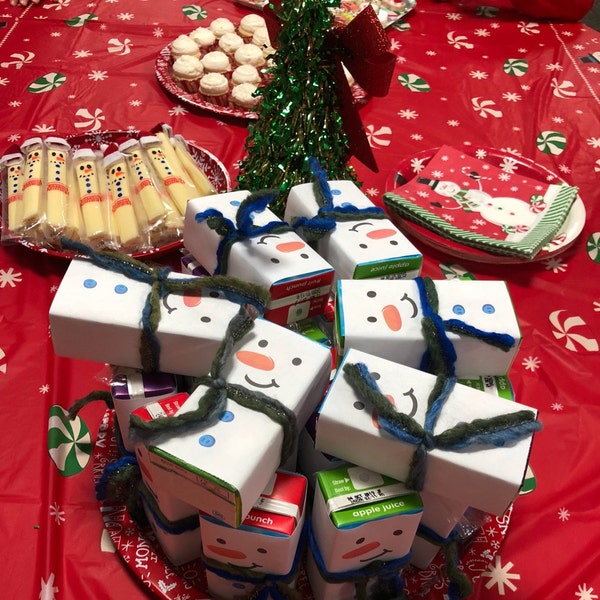 INSTANT DOWNLOAD Snowman Juice Box Labels - Winter Onederland Birthday ...