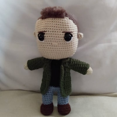 PATTERN: Supernatural Castiel Plush Crochet PDF - Etsy