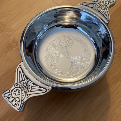 Scottish Wedding Gift Engraved Quaich Personalised Quaich Wedding ...