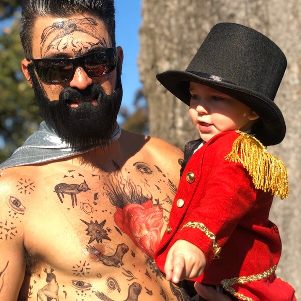 Prince Constantine From the Greatest Showman Temporary Tattoo Set for ...