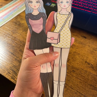 Printable Paper Doll Dress up Girls Korean Paper Doll Kpop Doll ...