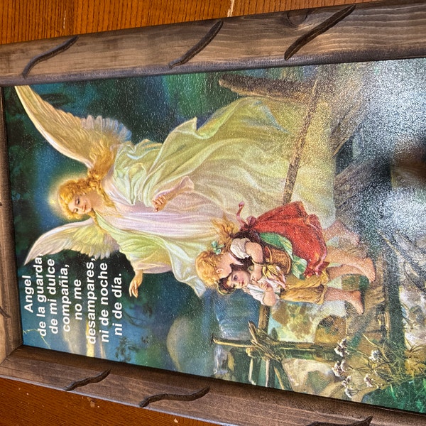 Saint Michael Archangel Image – 7.5″ Catholic Resin Tile Frame by ...