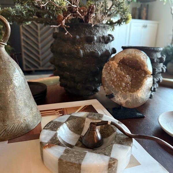 Salt Cellar With Lid - Set of Two - Unique Marble Salt and Pepper ...