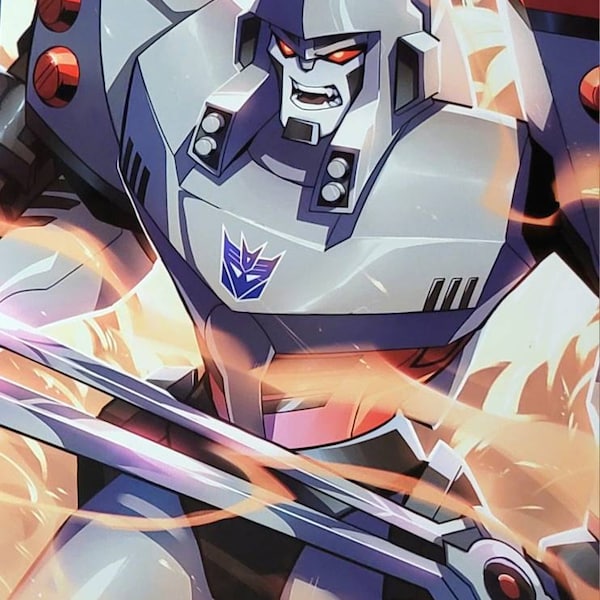 Megatron | Transformers Animated Print - Etsy