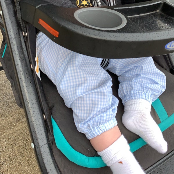 Bubbled 1/8" Lightweight Gingham Check Pants - Toddler Sizes Newborn to ...