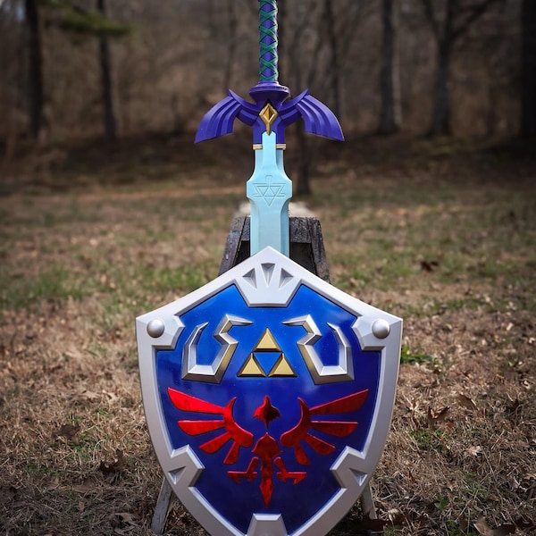 Zelda Master Sword V3 Life Size Metal Replica, Breath of the Wild ...