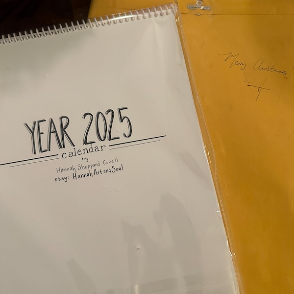 2025 Watercolor Wall Calendar With Original Artwork and Bible Scripture ...