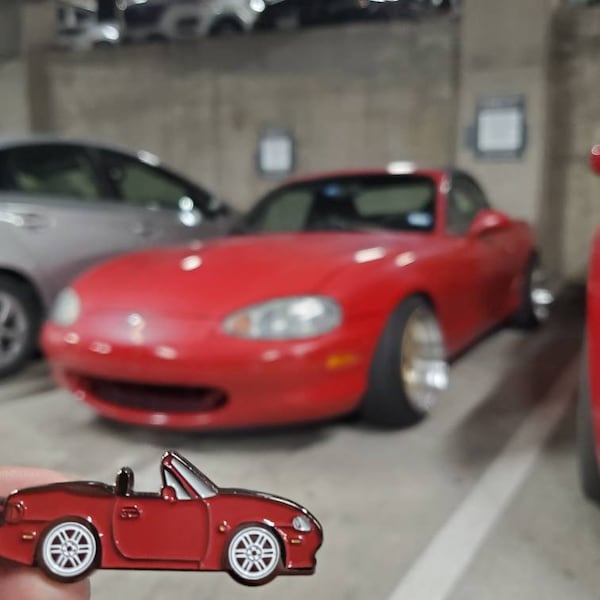 NB Miata Keychain Baked Enamel #keychains Car Great Gift! MX5, Roadster ...