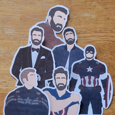 Chris Evans Sticker Pack - Etsy