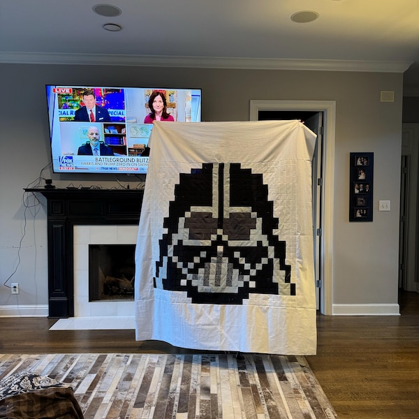 The Dark Side Quilt Pattern! an Unofficial Darth Vader/star Wars Modern ...