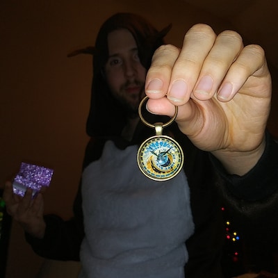 Clock Keychain Prague Clock Key Ring Clock Jewelry Steampunk Key Chain ...