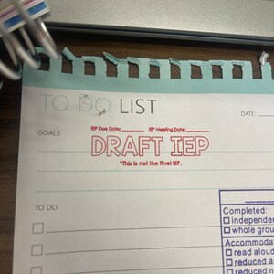 Classroom Observation Data Notepad | 50 Sheets - Etsy