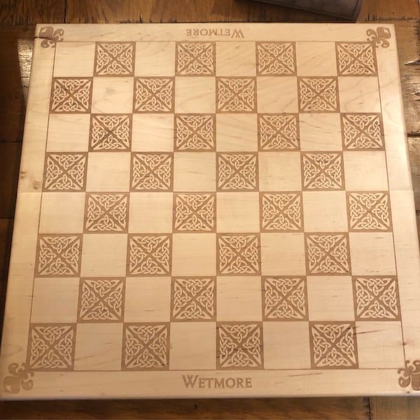 Custom Laser Engraved Large Wooden Chess Boards - Etsy