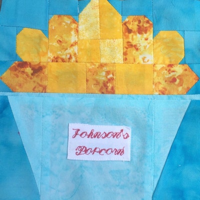 Popcorn Movie Circus PDF Quilt Block Pattern Includes Instructions for ...