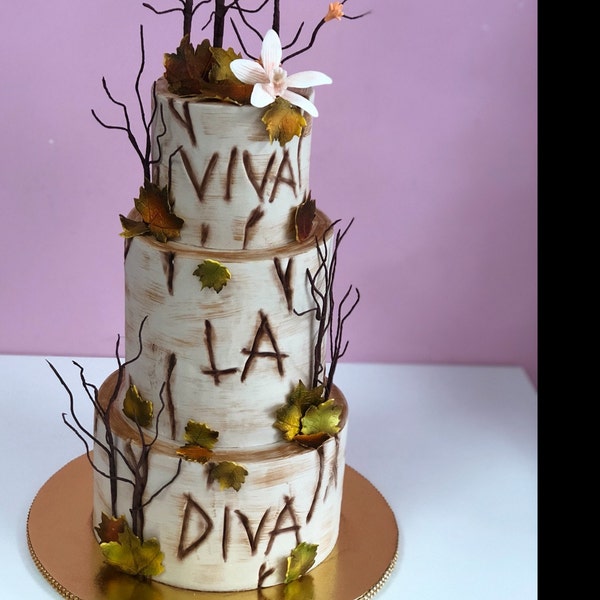Gumpaste Fall Leaves Fondant Gum Paste - Etsy
