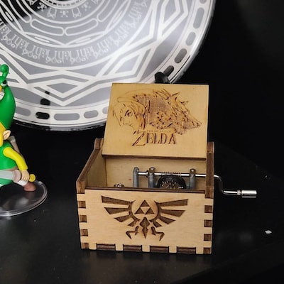 Zelda Music Box Theme Music Chest Wooden Engraved Handmade Vintage Gift Custom Engraved - Etsy