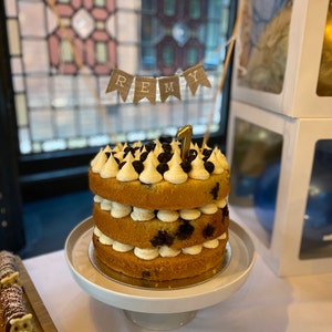 Hessian Cake Topper, Hen Do Cake Bunting, Custom Hen Do, Burlap Cake ...