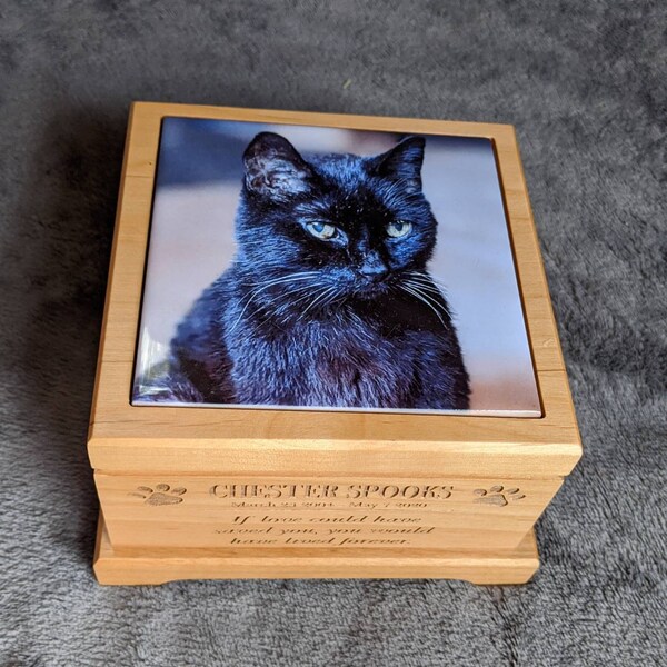 Personalized Cat Memorial Urn Pet Urn Cremation Dog Urn Custom Cat Urn ...