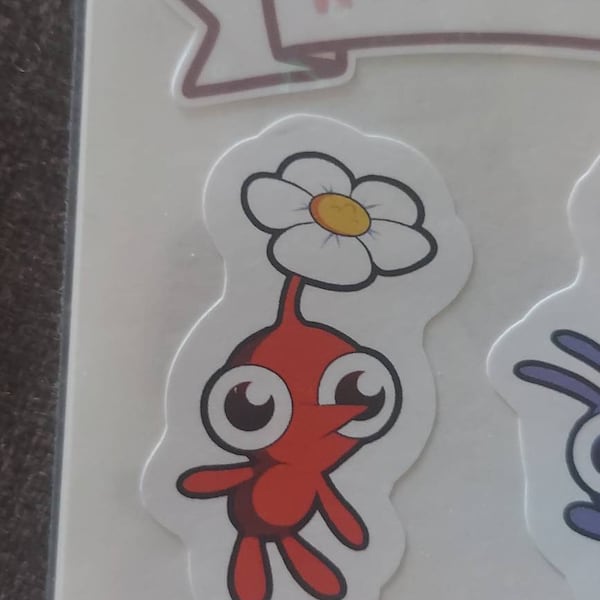 Pikmin Chibi Sticker Set - Etsy