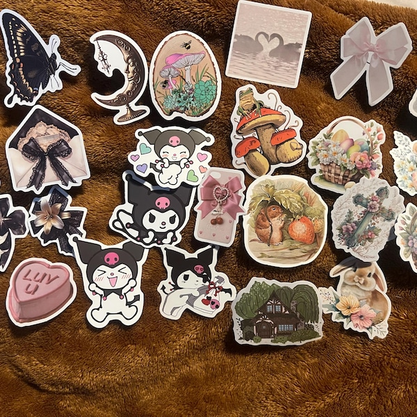 10-40 Pink Pastel Girly Witch Aesthetic Stickers, Phone, Kindle, Junk ...