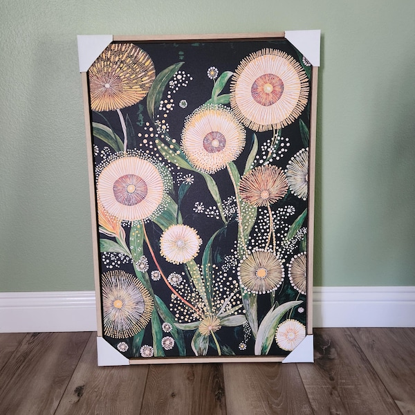 Yayoi Kusama Inspired Poster | Unframed Japanese Abstract Flora Artwork ...