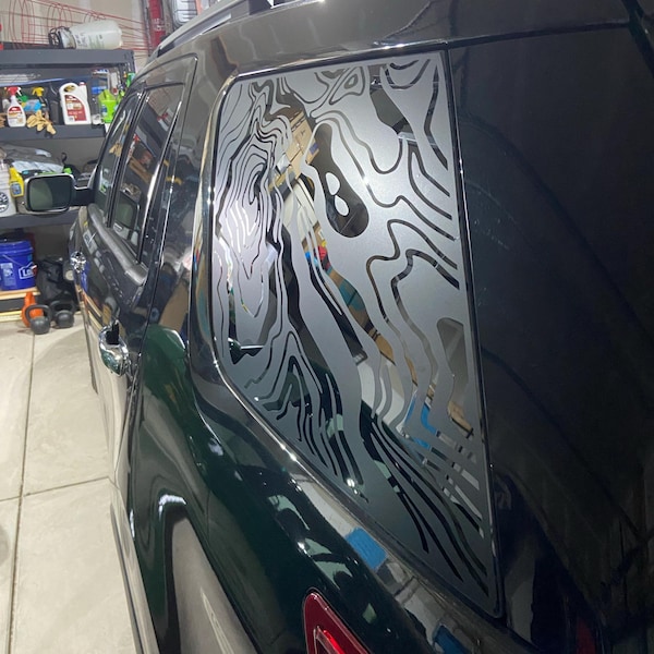 Fits 2018-2023 Subaru Crosstrek Rear Side Window Floral Flowers Pattern ...