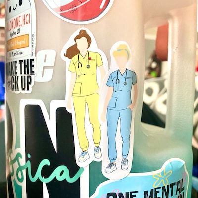 Princess Nurse Sticker, Nursing Sticker, Princess Sticker, Disney Nurse ...