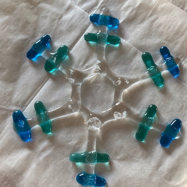 Part Two - How to Make Fused Glass Snowflakes Additional Patterns - Etsy
