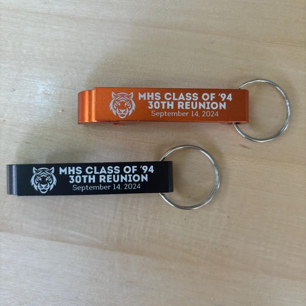Business Promotional Keychain Bottle Openers With Logo or QR Code ...