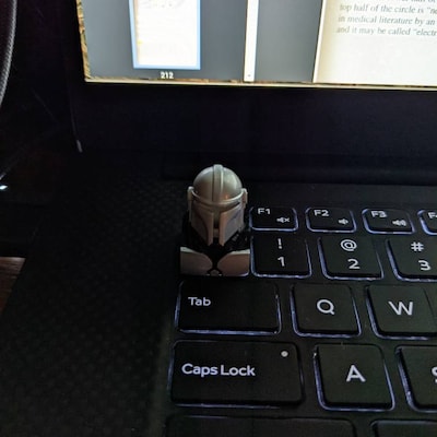 The Mandalorian Backlit LED Keycaps Handmade Resin Custom Artisan - Etsy