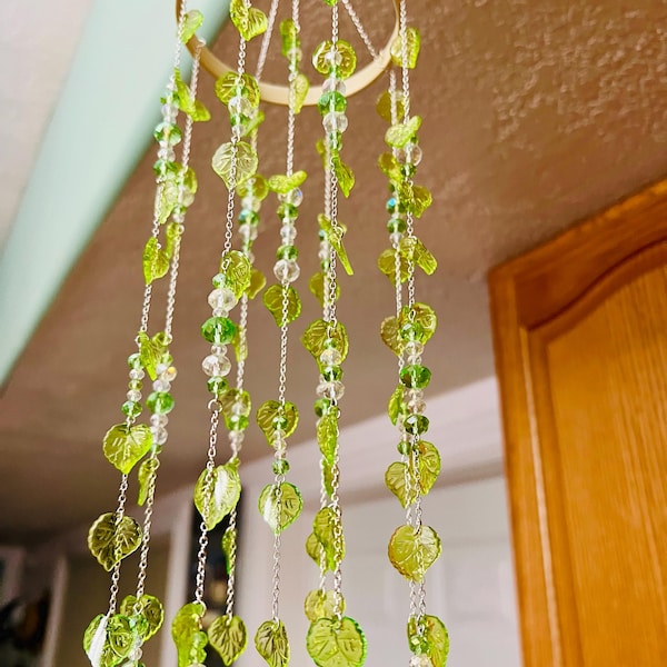 Small Cottage Core Leaf Suncatcher Decoration - Etsy