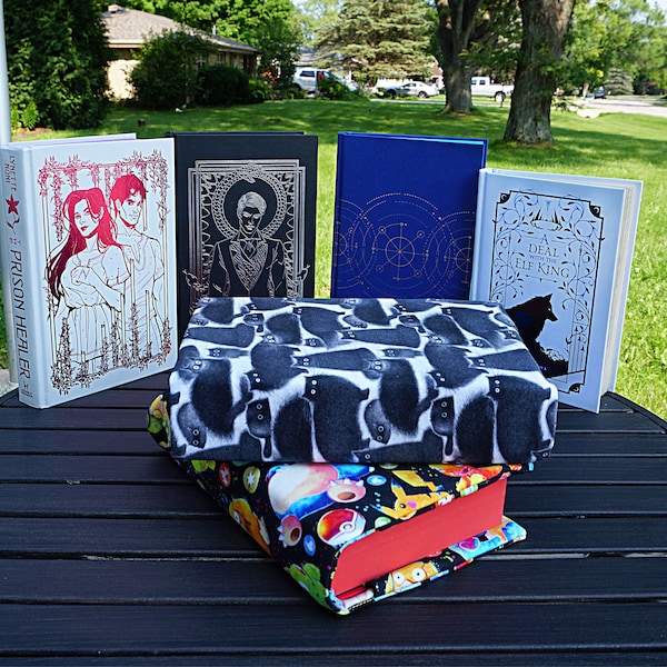 Sewing Tutorial for Fabric Book Covers, Pattern for Book Cover in ...