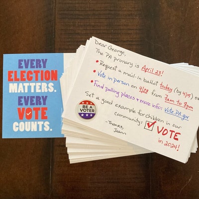 I Voted... Did You Political Postcards: Set of 100 Postcards, Perfect ...