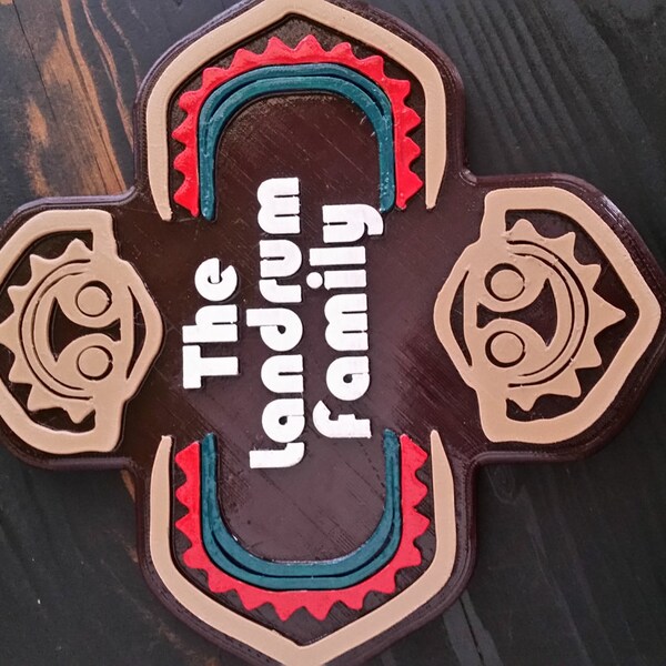 Personalized Polynesian Themed Family Last Name Sign / Plaque ( Disney ...