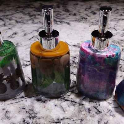 Galaxy Space Themed Vanity Tray Set, Soap Dispenser, Toothbrush Holder ...