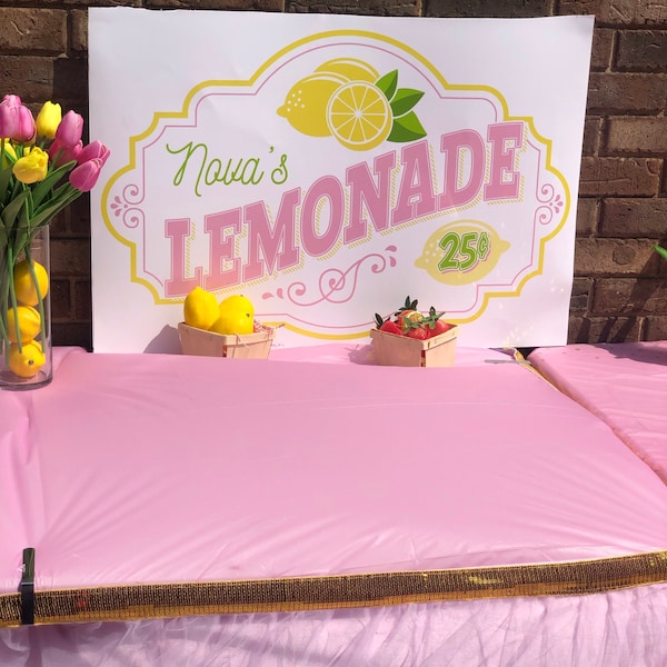 Custom Lemonade Stand Sign - Digital Download, DIY Printable Sign ...